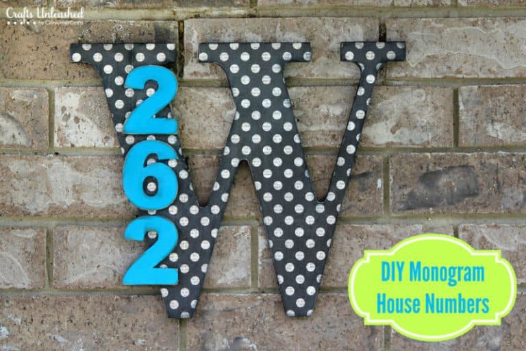 25 Fantastic DIY House Numbers To Improve Curb Appeal - The Saw Guy
