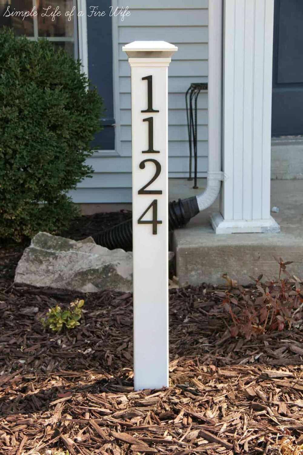 25 Fantastic DIY House Numbers To Improve Curb Appeal - The Saw Guy