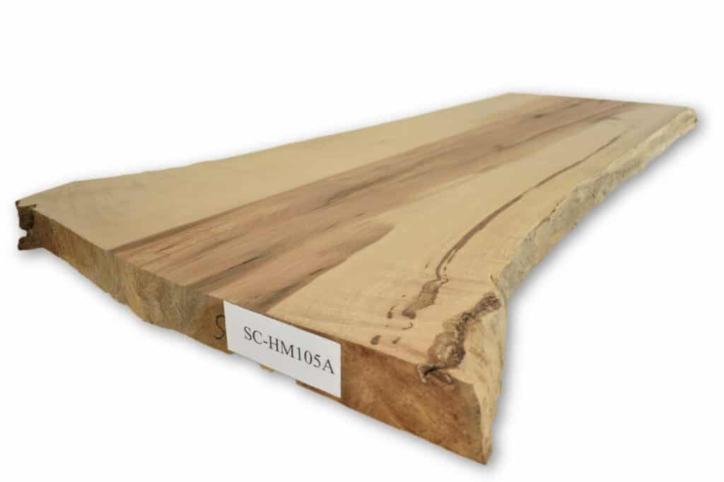 Maple 58 x 24 Kiln Dried |Surfaced Live Edge Wood Slab SC-HM105A - The ...