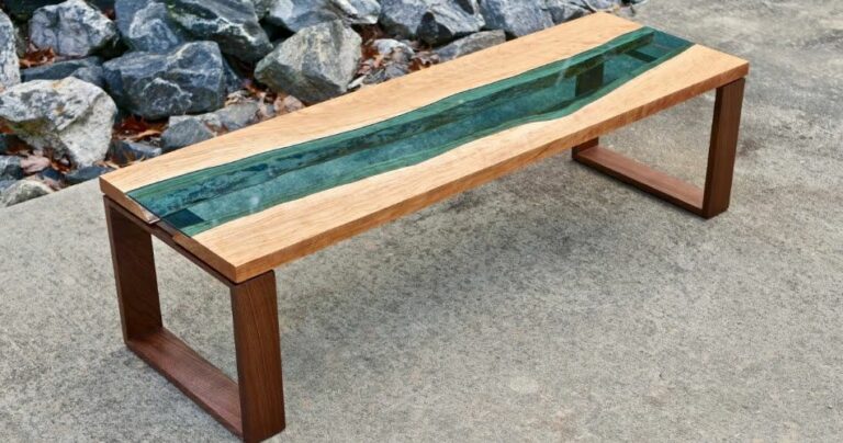 15 Stunning DIY Live Edge River Tables | The Saw Guy