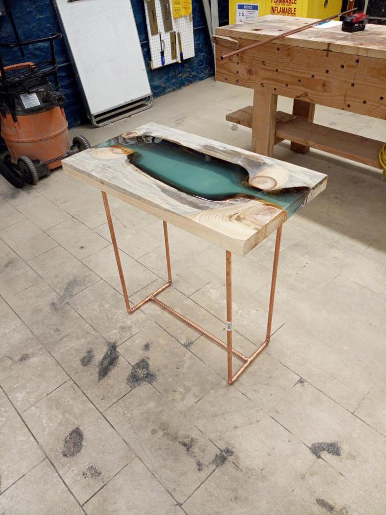 15 Stunning DIY Live Edge River Tables | The Saw Guy