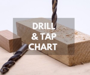 How to Use a Drill and Tap Chart - The Saw Guy