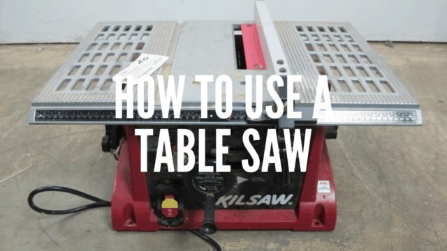 How To Use A Table Saw - The Saw Guy
