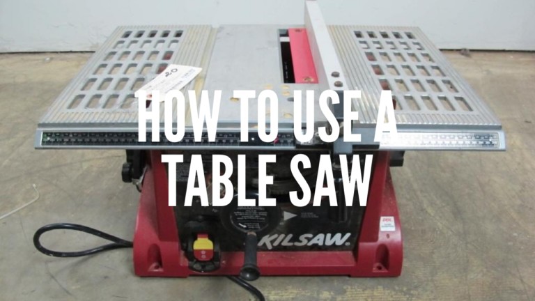 How To Use A Table Saw - The Saw Guy